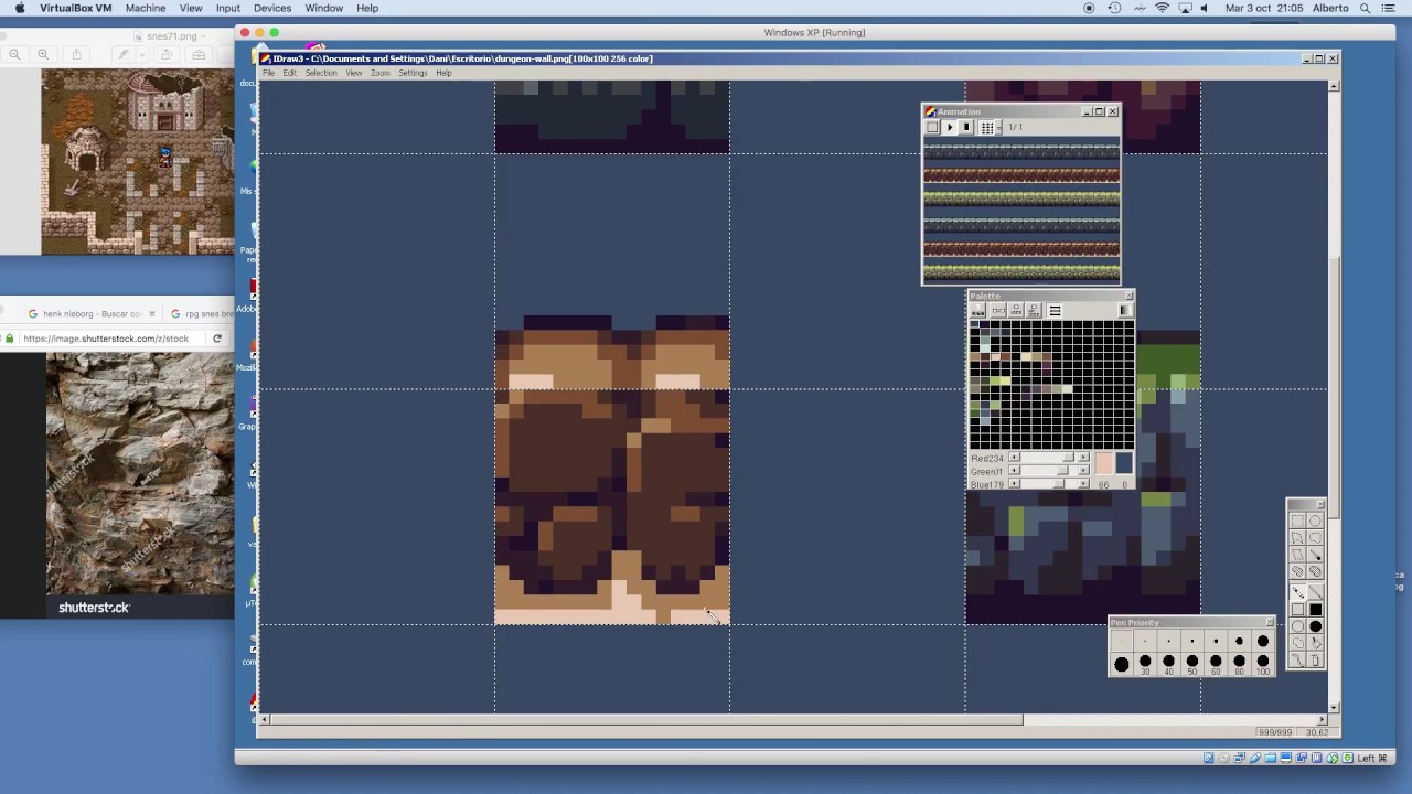 PIXEL ART TIME LAPSE #85 - Wall Tiles - YouTube