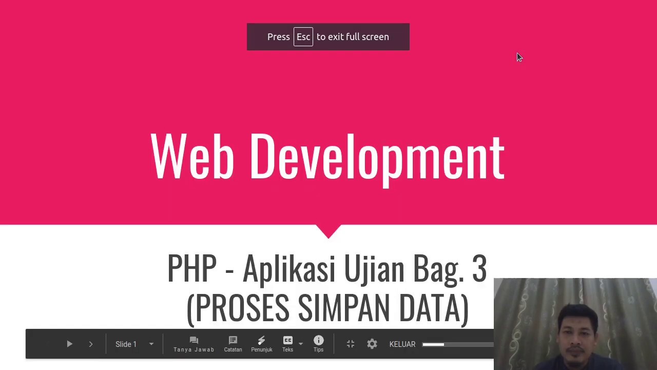 PHP: Aplikasi Ujian - Bag. 3 - YouTube