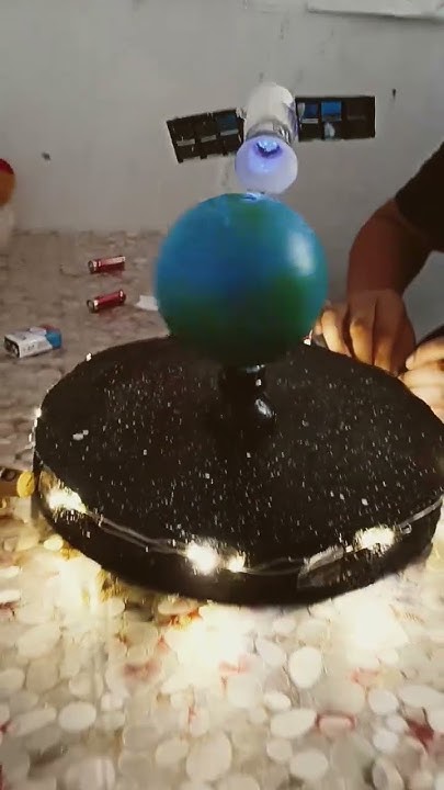 Geostationary satellite 🛰️🛰️ working model # Science & Fun - YouTube