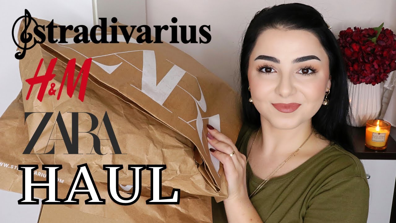 Haul cu haine de toamna | Zara, Stradivarius, H&M - YouTube
