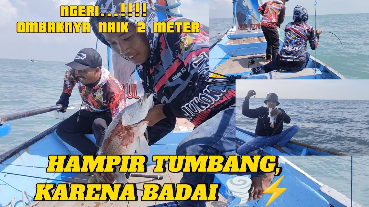 Mancing... Dapat ikan KAKAP PUTIH di KARANG JAMUAN #AnglerMutiaraHitam ...