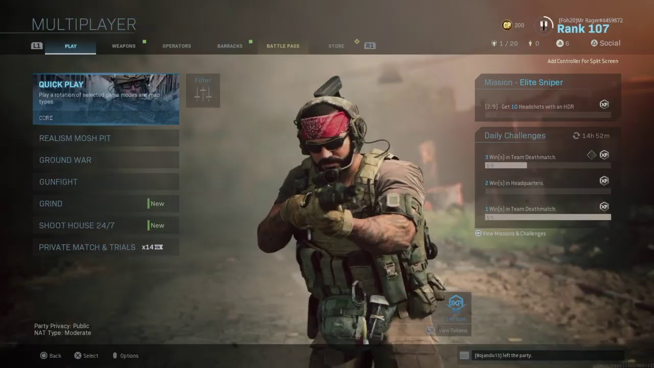 COD: Modern Warfare // Quick Scoping with Bojandu and Gnarly - YouTube