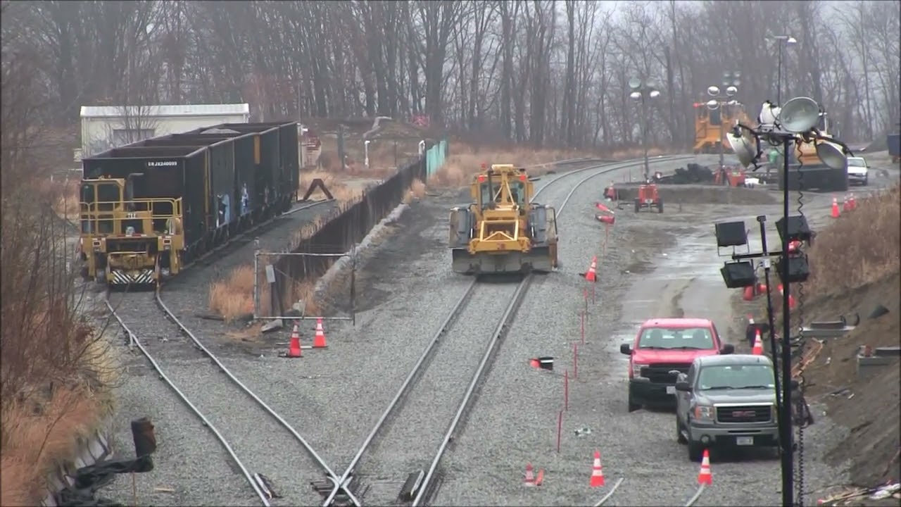 South Coast Rail Construction Fall River, MA - 12/2021 - YouTube