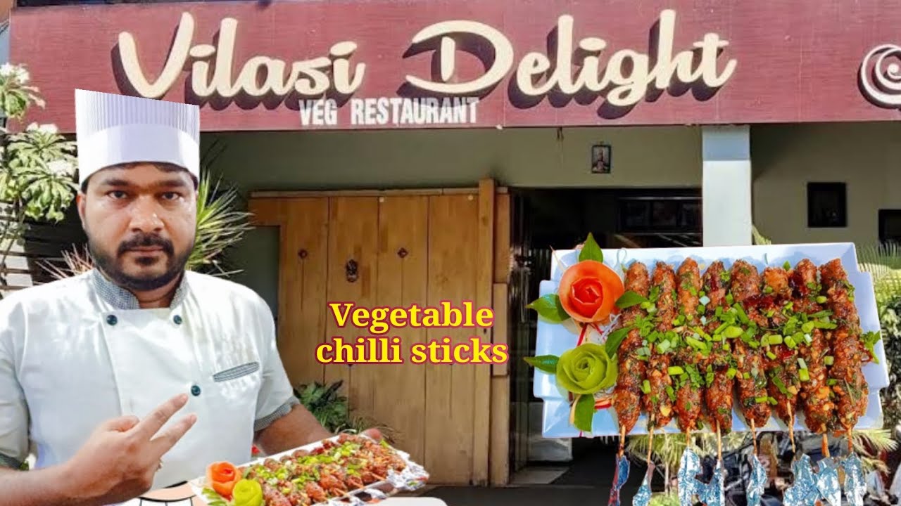 Vegetable chilli sticks Restaurant style Recipe || Cooking video ...