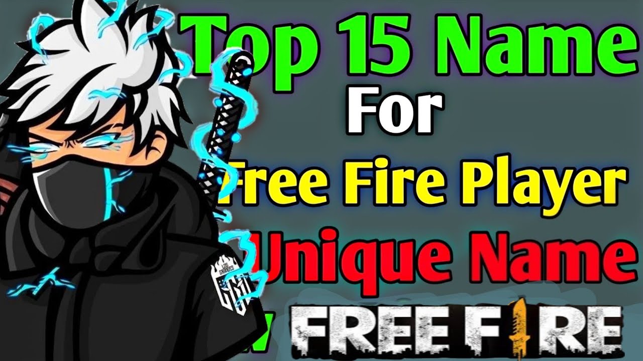 Top 15 Unique Gamer Name Ideas Cool Unique Names For FREEFIRE top-15-unique-gamer-name-ideas-cool-unique-names-for-freefire
