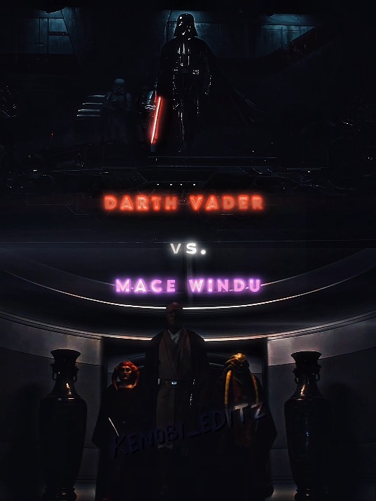 Darth Vader (ROTJ) vs. Mace Windu (Office) | SW Legends WIS | #edit # ...