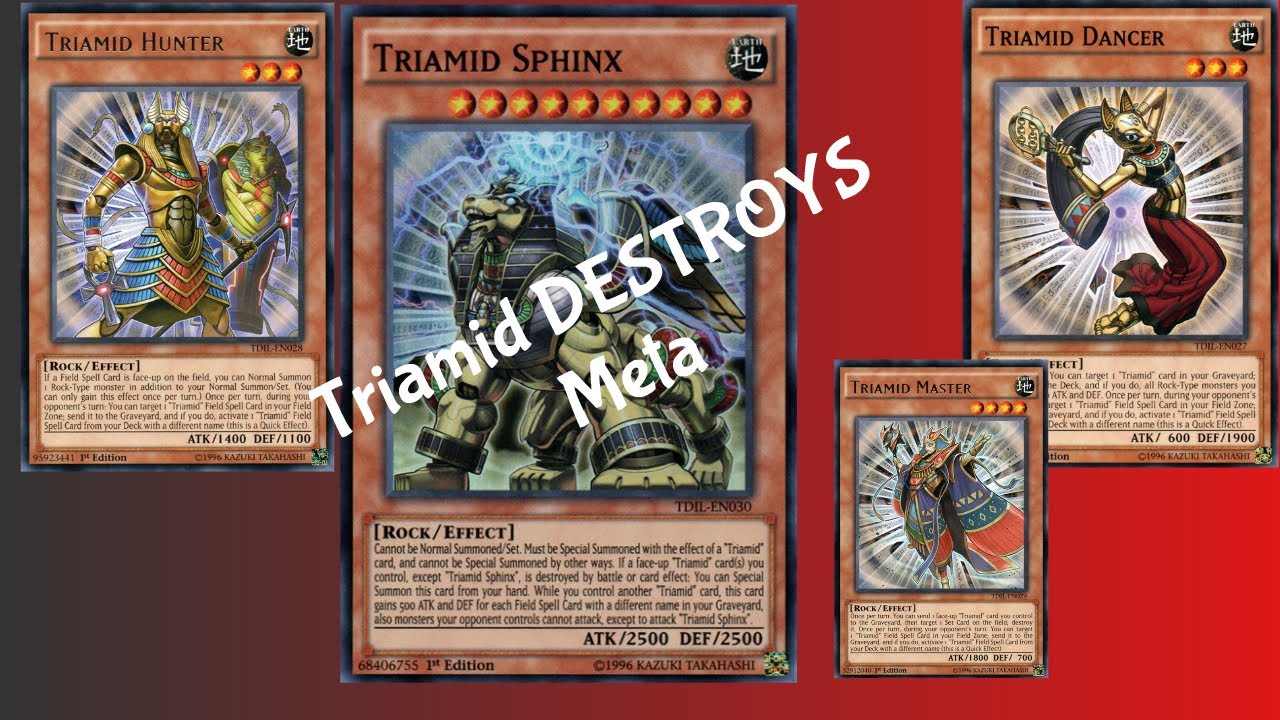 Competitive Triamid Deck Profile 2019 - Ygopro Percy - YouTube
