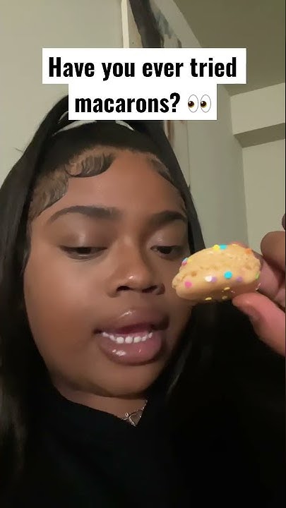 Trying macarons for the first time #food #asmr #shorts #fyp #viral - YouTube