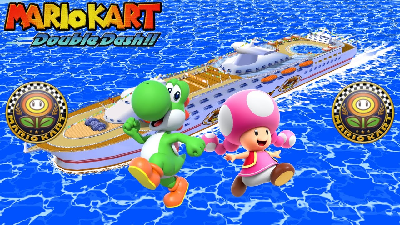 Mario Kart: Double Dash - 150cc Flower Cup - Yoshi & Toadette Gameplay ...