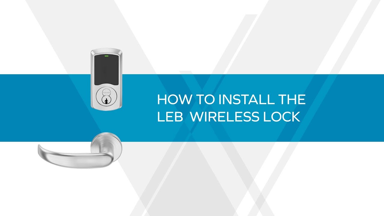 How to Install the LEB Wireless Lock - YouTube