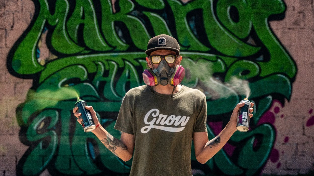 Grow Brand - Making change from streets graffiti sesh - YouTube