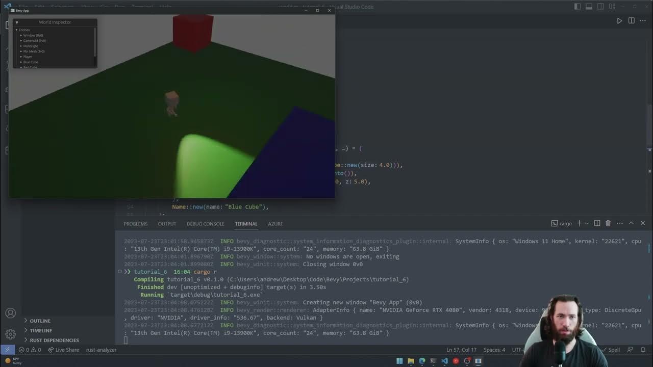 Bevy 3d Third Person Tutorial | Part 7 | More 3d Objects & Closures - YouTube