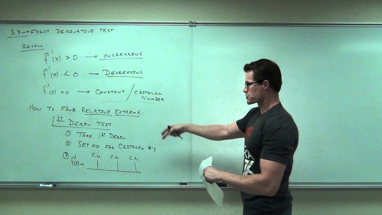 Calculus 1 Lecture 3.3 Part 1 - YouTube