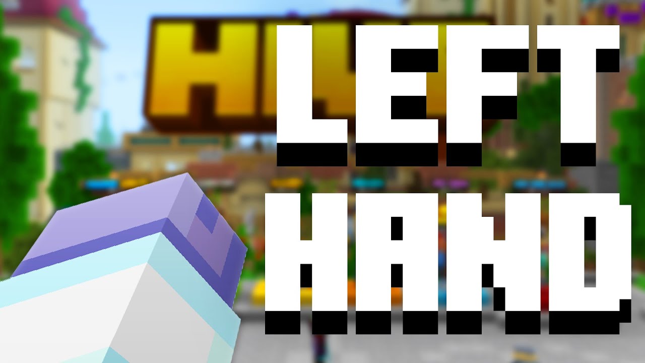 Minecraft Bedrock Added the Left Hand? - YouTube