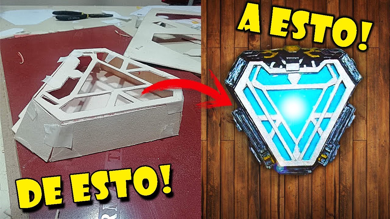 Cómo hacer Reactor Arc Mark 85 de Cartón | tutorial - DIY - YouTube
