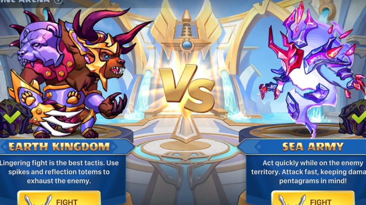 Divine arena Mighty party Earth Kingdom vs Sea army - YouTube