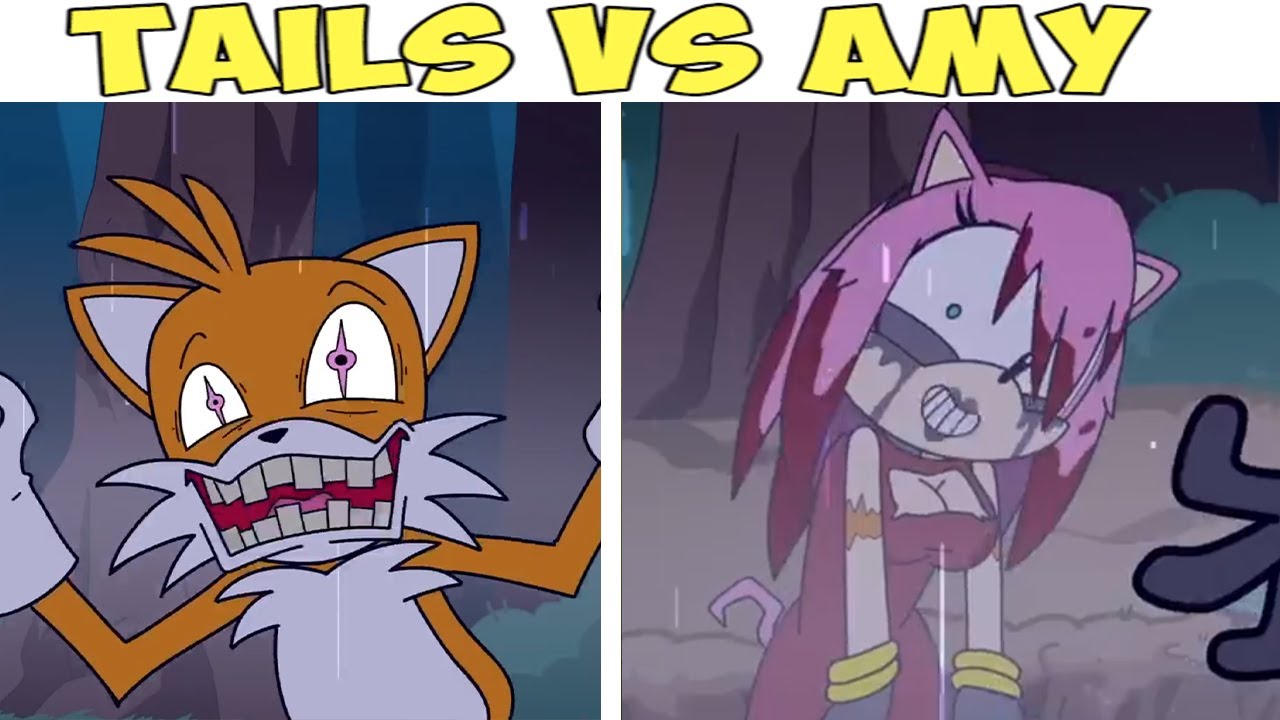 Tails VS Amy - There's Something About Amy - Friday Night Funkin FNF ...