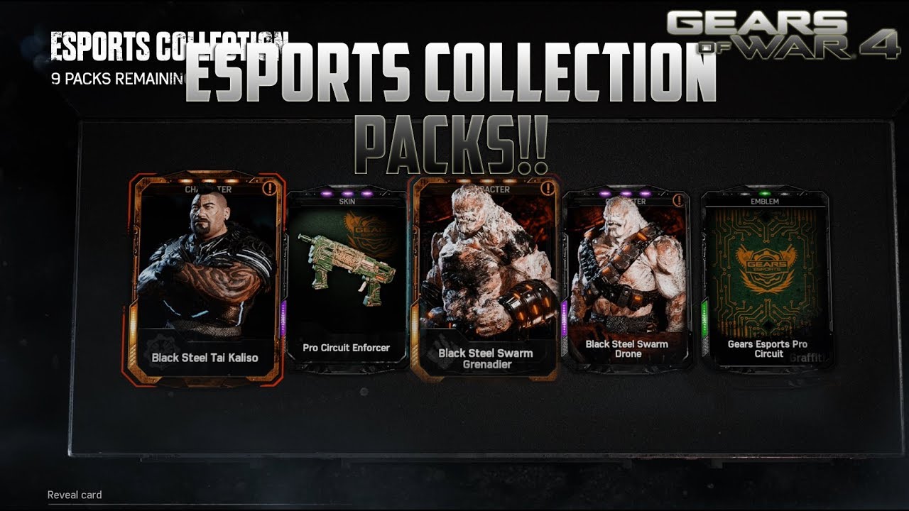 Gears of War 4 - ESPORTS COLLECTION PACKS!! (100$ WORTH OF CASES) I ...