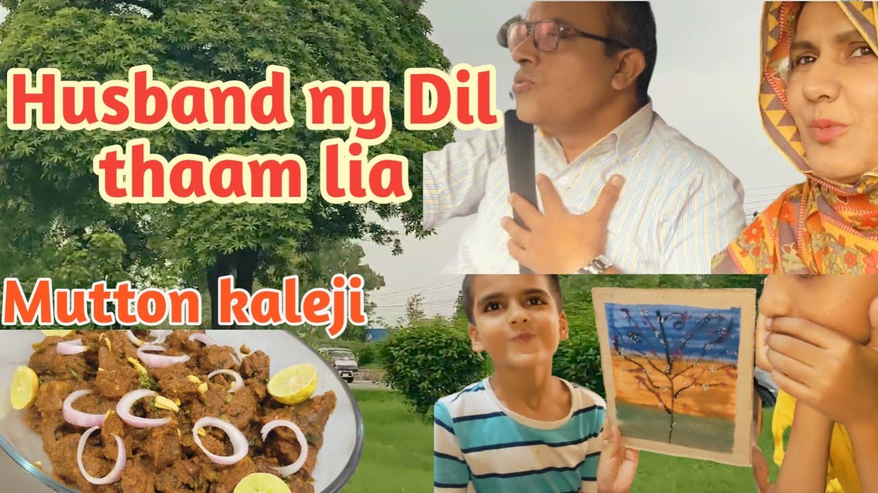 Husband ny Dil thaam lia/Mango delight recipe/pleasant weather in ...