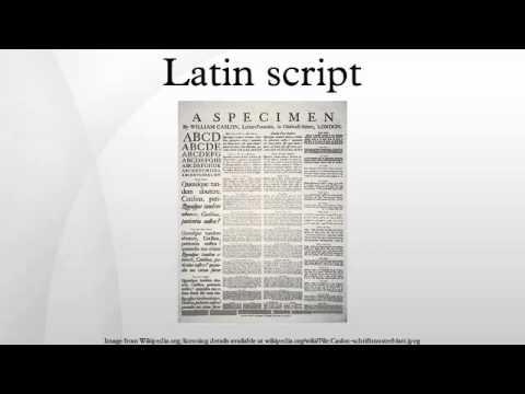 Latin script - YouTube