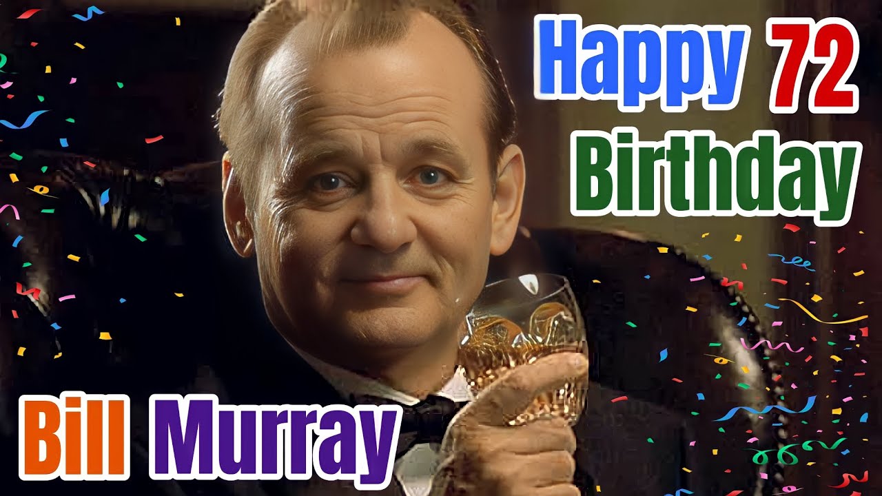 today is bill murray birthday on september 21,1950🎂🎈 - YouTube