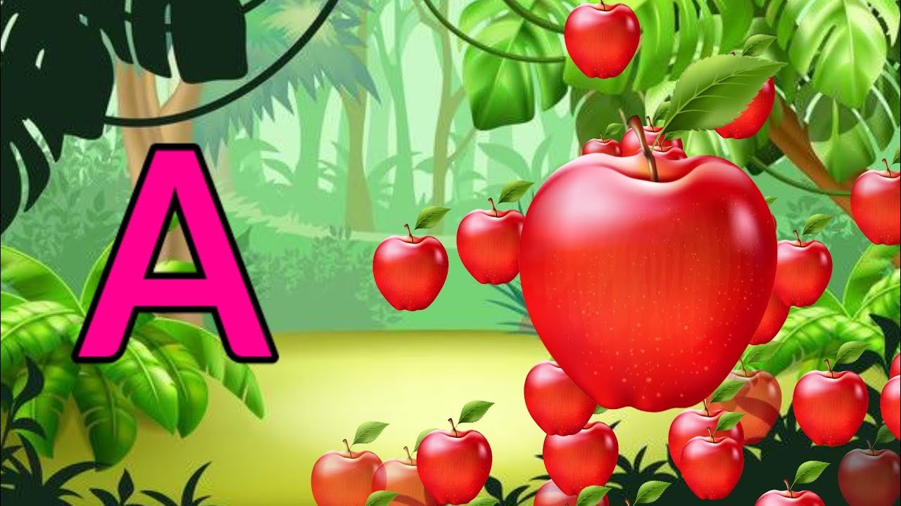 A for Apple,B for Ball, Alphabets, छोटे बच्चों की पढ़ाई,kids class,# ...