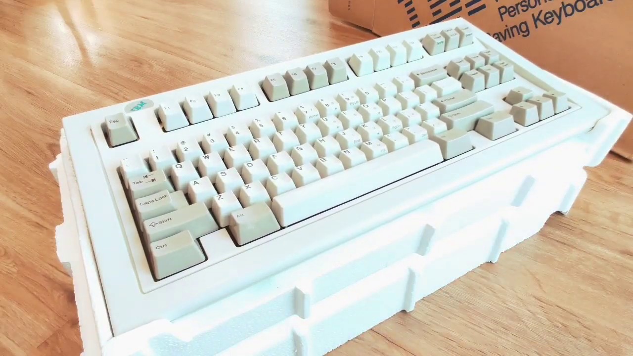Unboxing a New in Box 1992 Keyboard: Model M SSK - YouTube