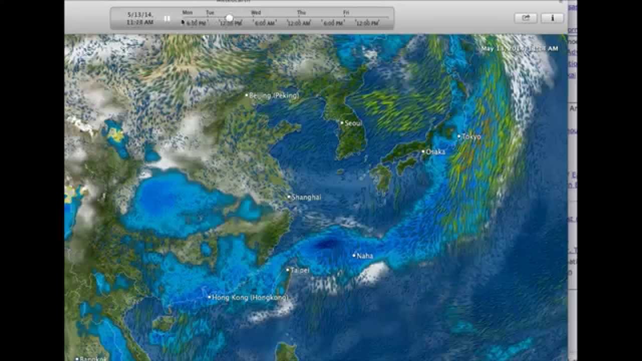 Large Storm Over Japan and SW Monsoon Setting In - YouTube