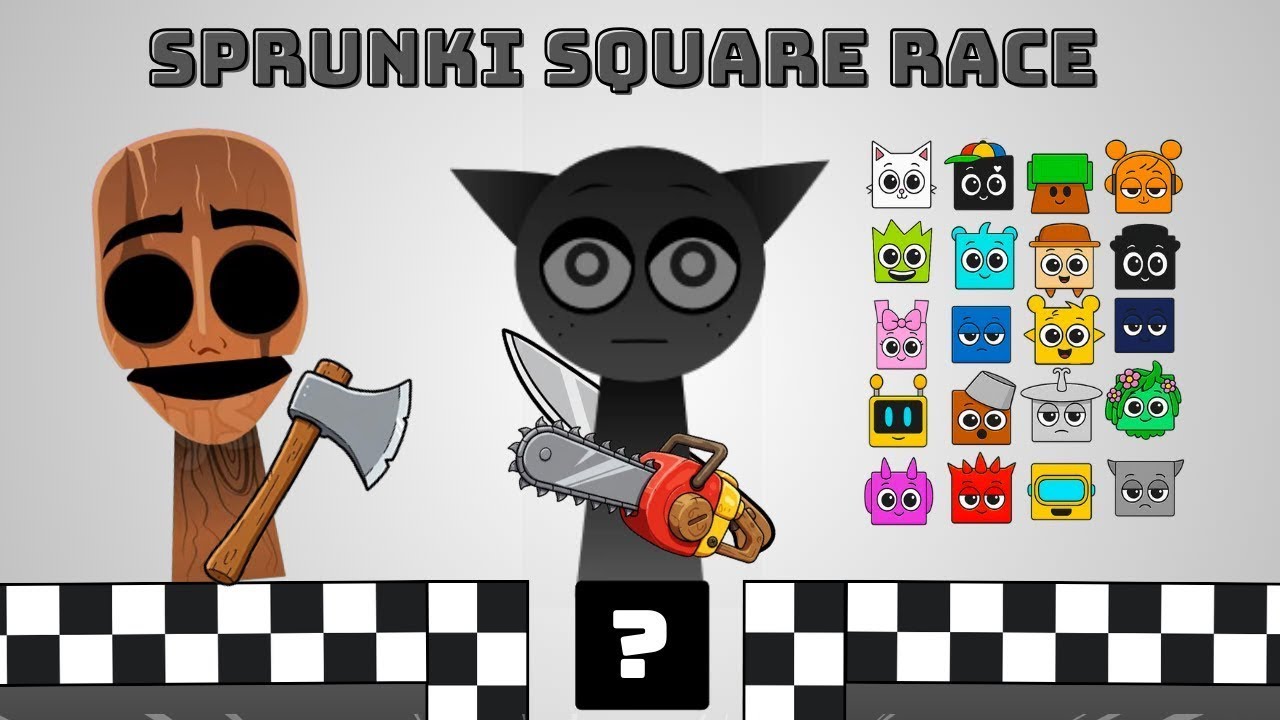 Sprunki Master League – Incredibox Sprunki Race! Square Race Chaos with ...