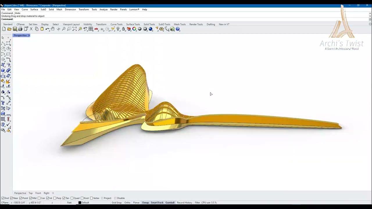 Short-cut easy Steps of Rhino organic 3D Modeling Tutorial EP - 5 - YouTube