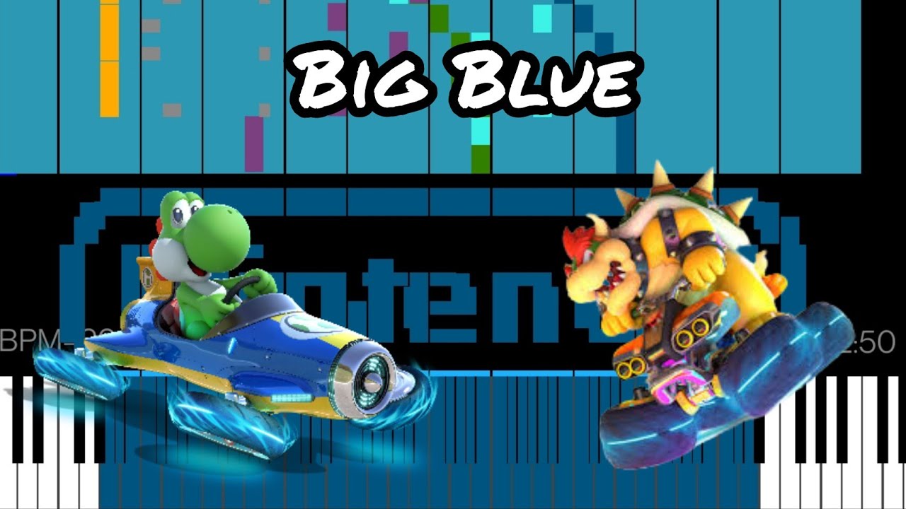 Dark MIDI 2.0 - Big Blue (Mario Kart 8) - YouTube