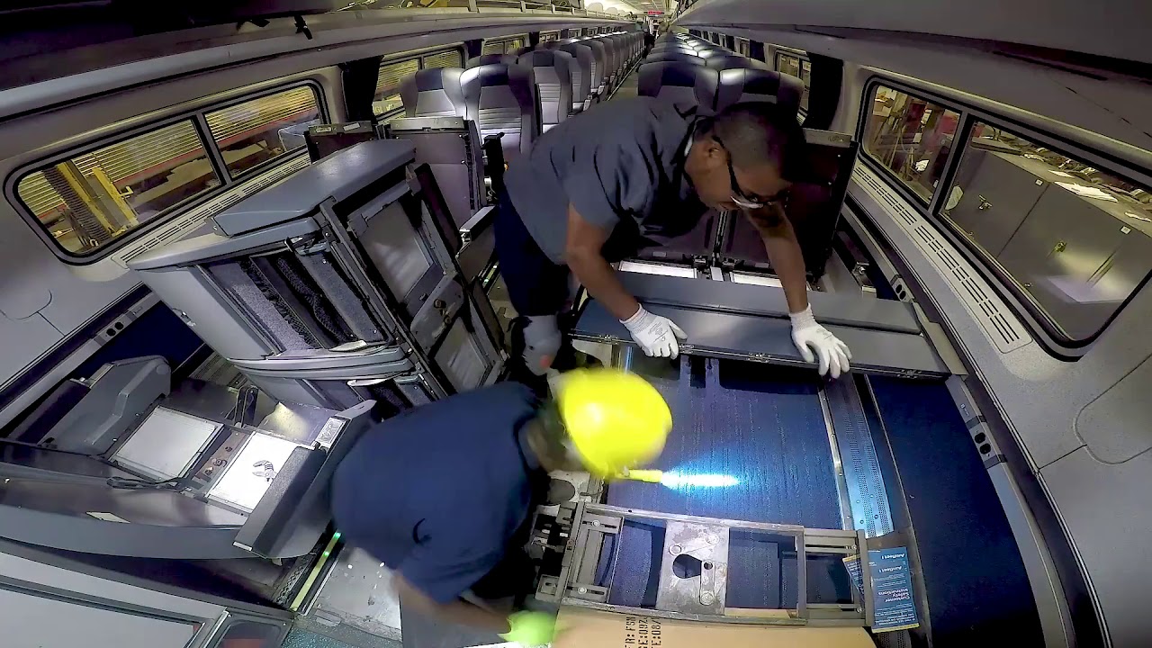 Behind The Scenes: Refreshed Amtrak Interiors - YouTube