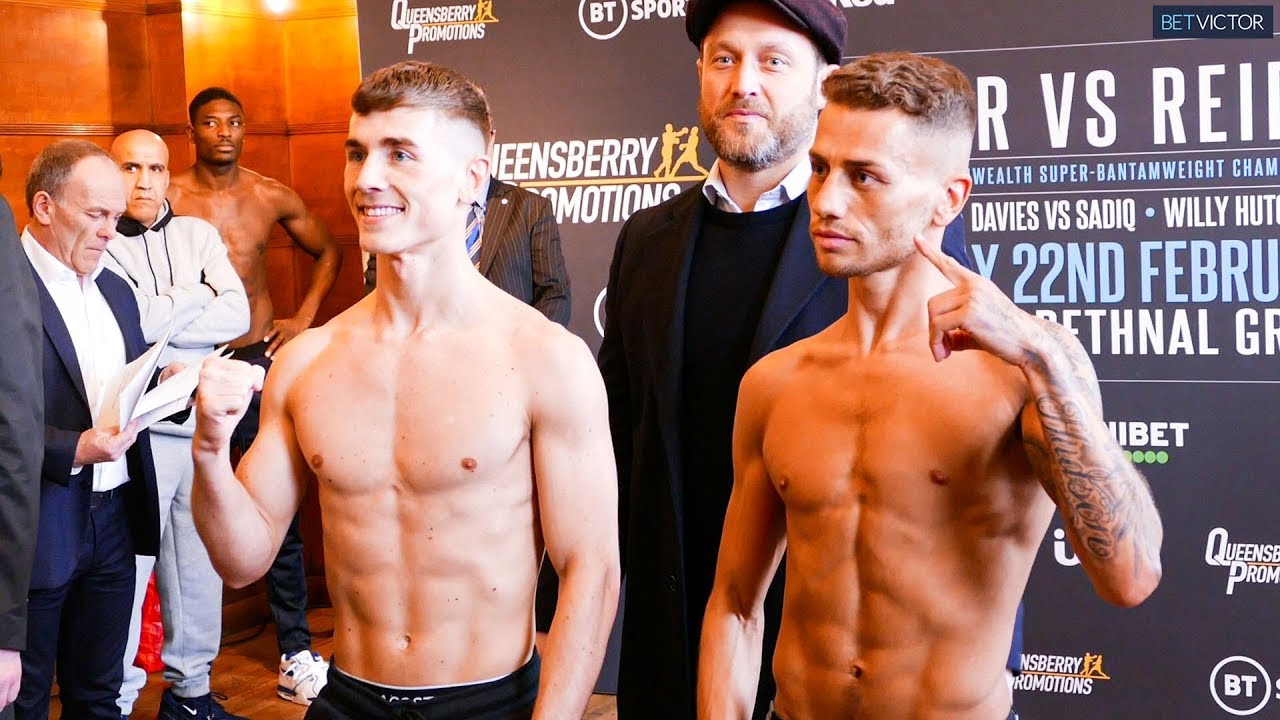 Brad Foster vs Lucien Reid 2 WEIGH-IN | ITV & BT Sport Boxing - YouTube