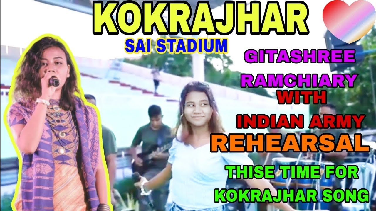 Waka waka ( thise time for kokrajhar ) Gitashree ramchiary with indian army. - YouTube