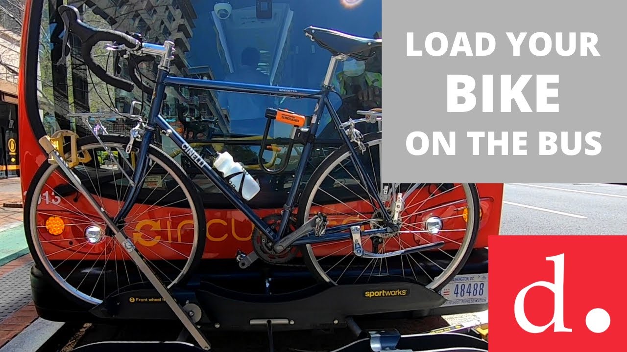 How to load your bicycle onto the Circulator bus in Washington D.C ...