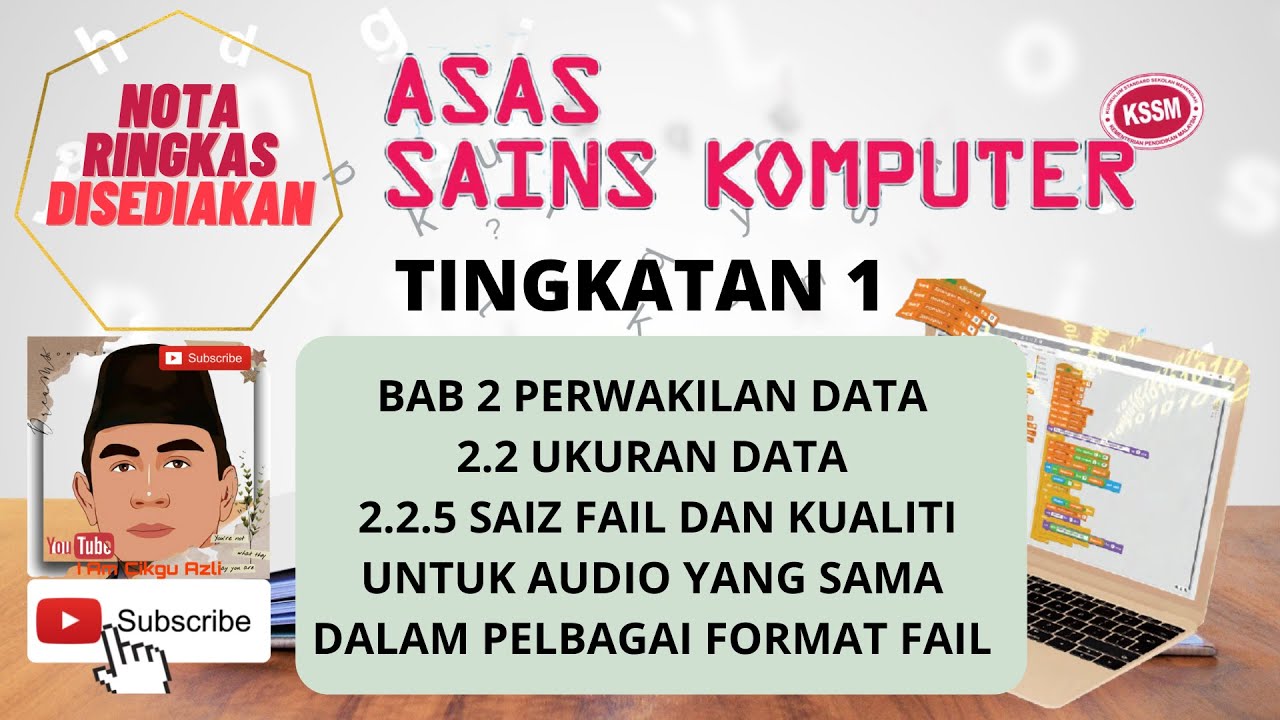 ASK T1 2 2 5 SAIZ FAIL DAN KUALITI UNTUK AUDIO YANG SAMA DALAM PELBAGAI ...