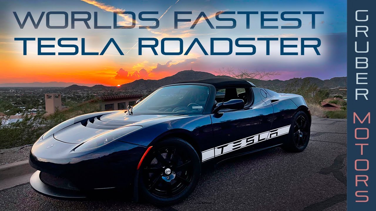 Worlds Fastest Mutant Tesla Roadster | Gruber Motors - YouTube