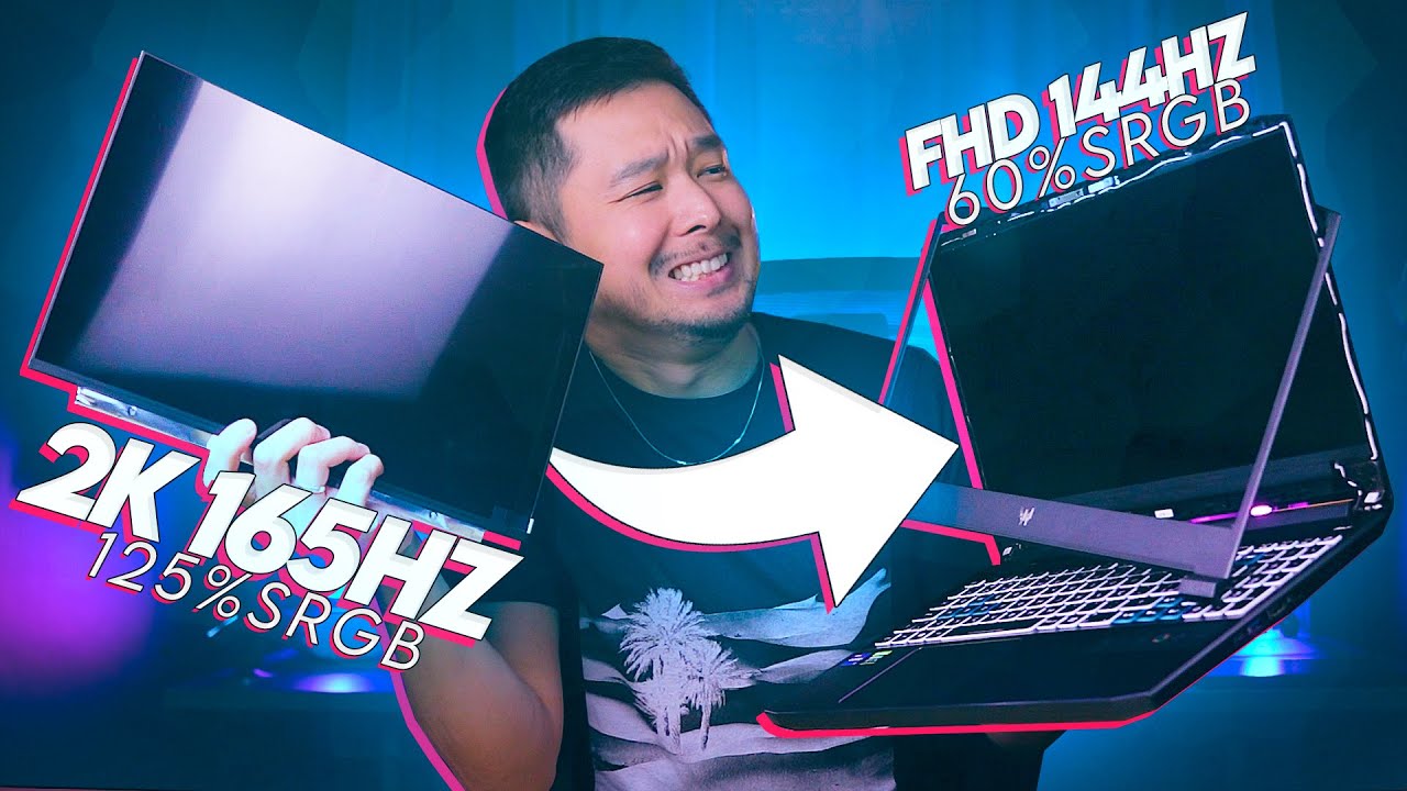 TROCANDO a TELA do HELIOS 300! Tela 2K + 120%sRGB + 165Hz + 300Nits #Bench77 - YouTube