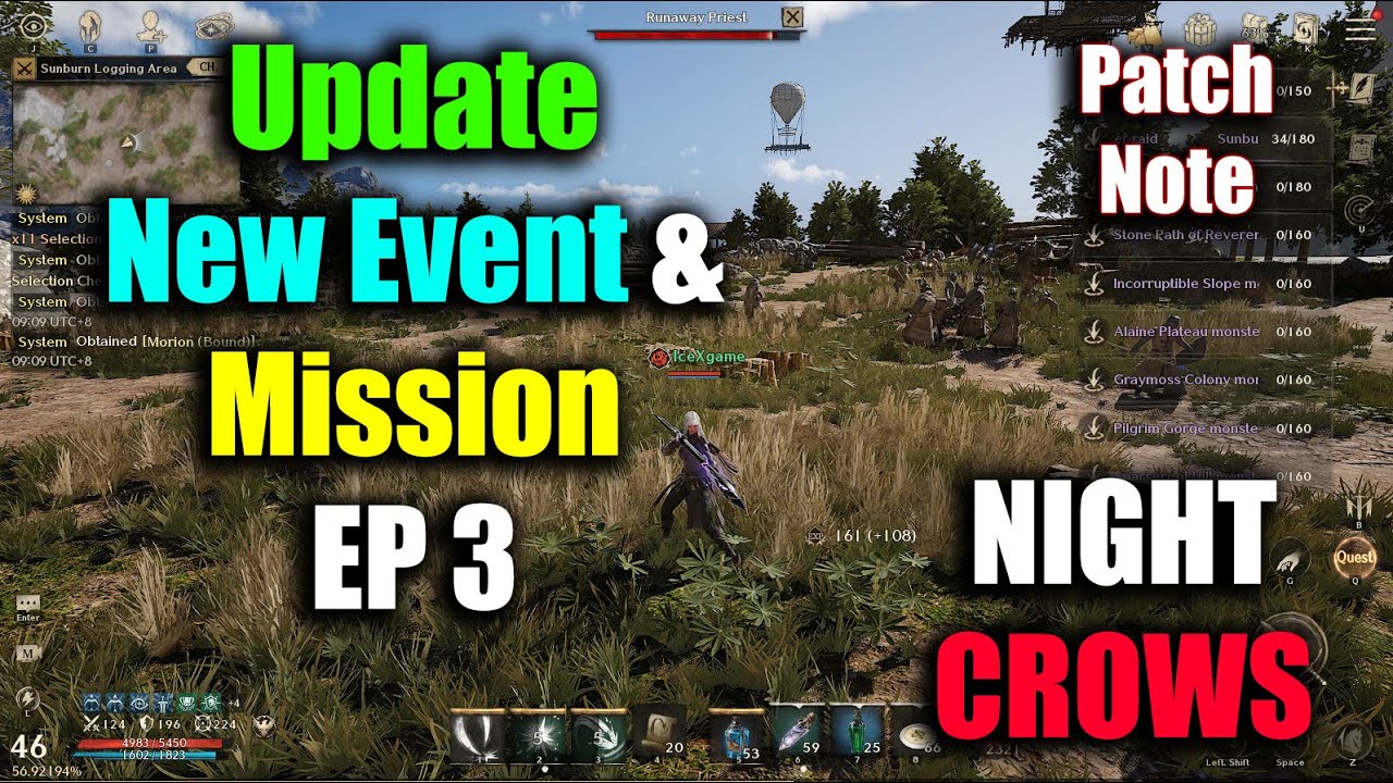 Night Crows Update New Event & Mission Patch Note EP 3 - YouTube