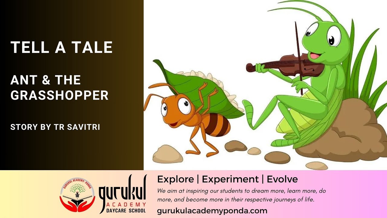 Chinti aur Tidda (Ant & Grasshopper) | Story by Tr Savitri | Tell a ...