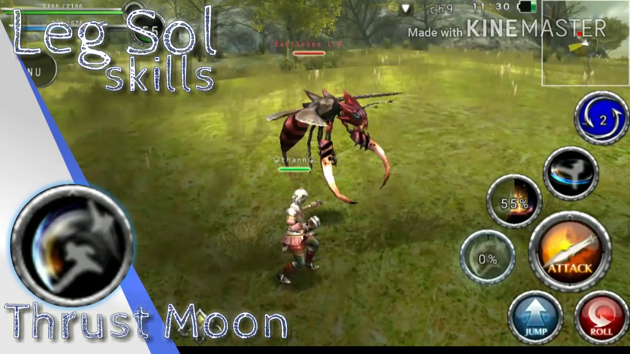 RPG Avabel Online - Leg Sol Skill - YouTube