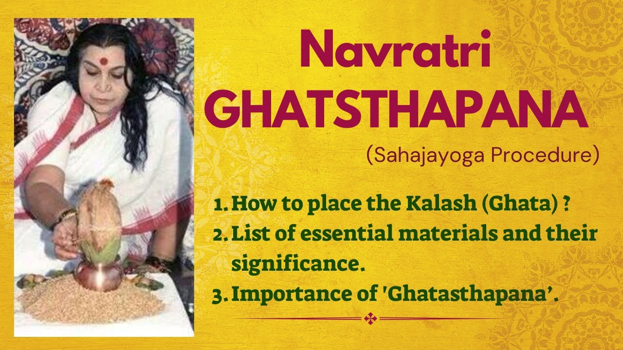 How to place Navratri Ghat? Its Importance & List of material needed ...