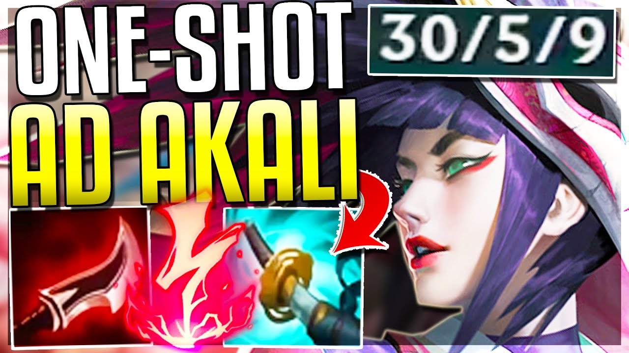 AD ONE-SHOT REWORKED AKALI IS 100% OP!! WTF IS THIS DMG?! Akali Rework ...