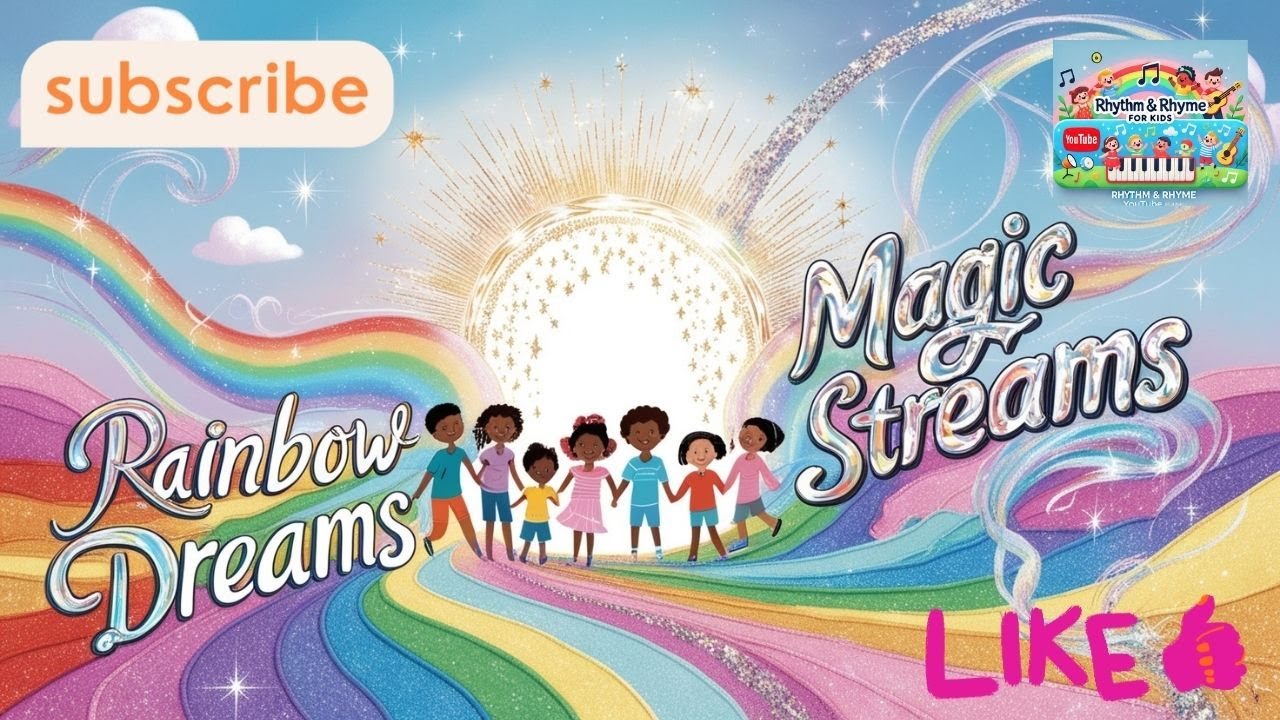 Rainbow Dreams and Magic Streams 🌈 - Fun Dance Rhyme for Kids 🎶👯♂️ ...