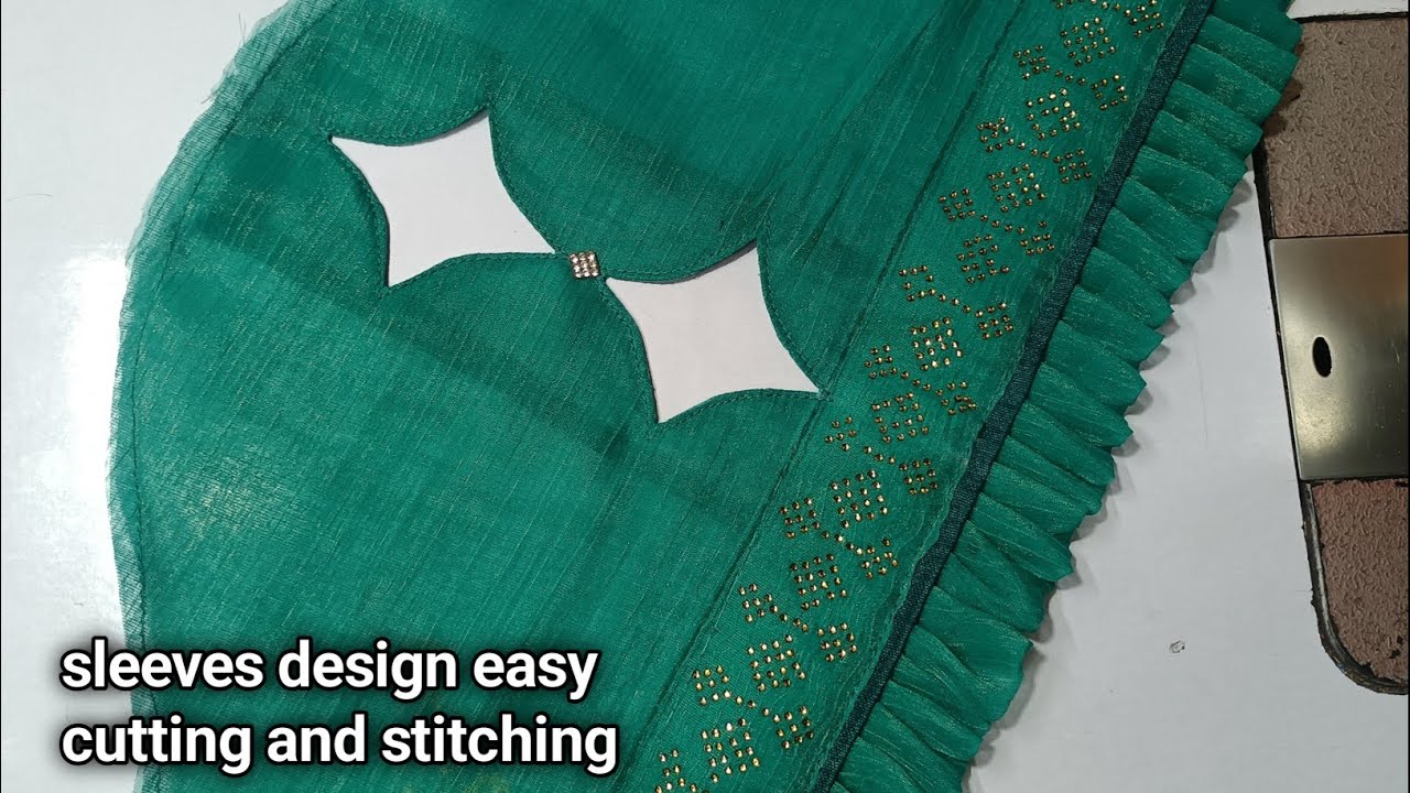 Blouse sleeve design cutting and stitching || Cut wala baju design ...