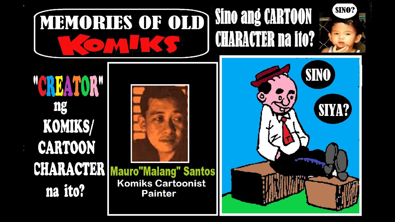 Sino ang Cartoon Character na ito ni MAURO "MALANG" SANTOS na Nalathala ...