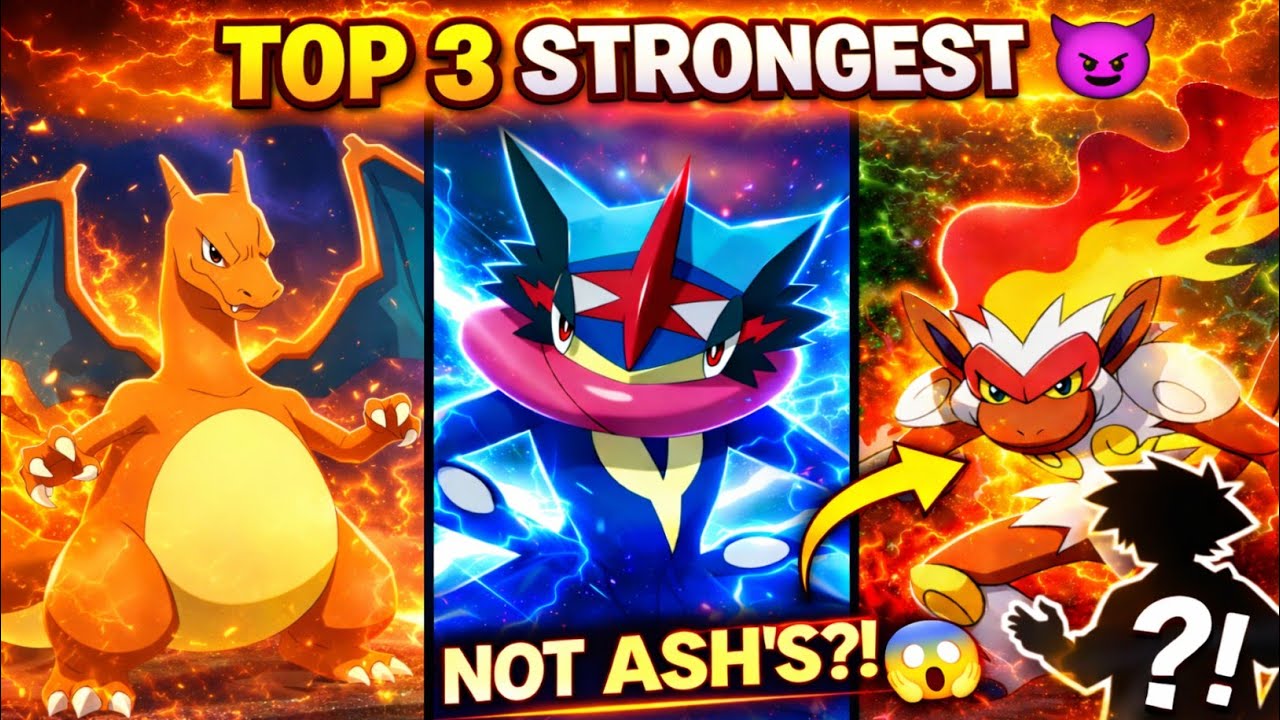 " Top 6 Pokémon Who Became Strong After Joining Ash's Team 🔥🔥 ...