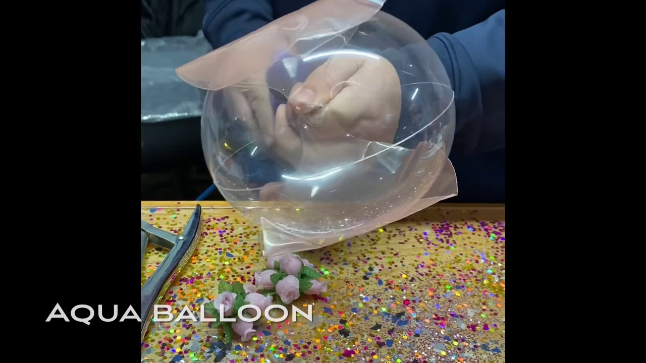 How to stuffed an Aqua Balloon!!!! - YouTube