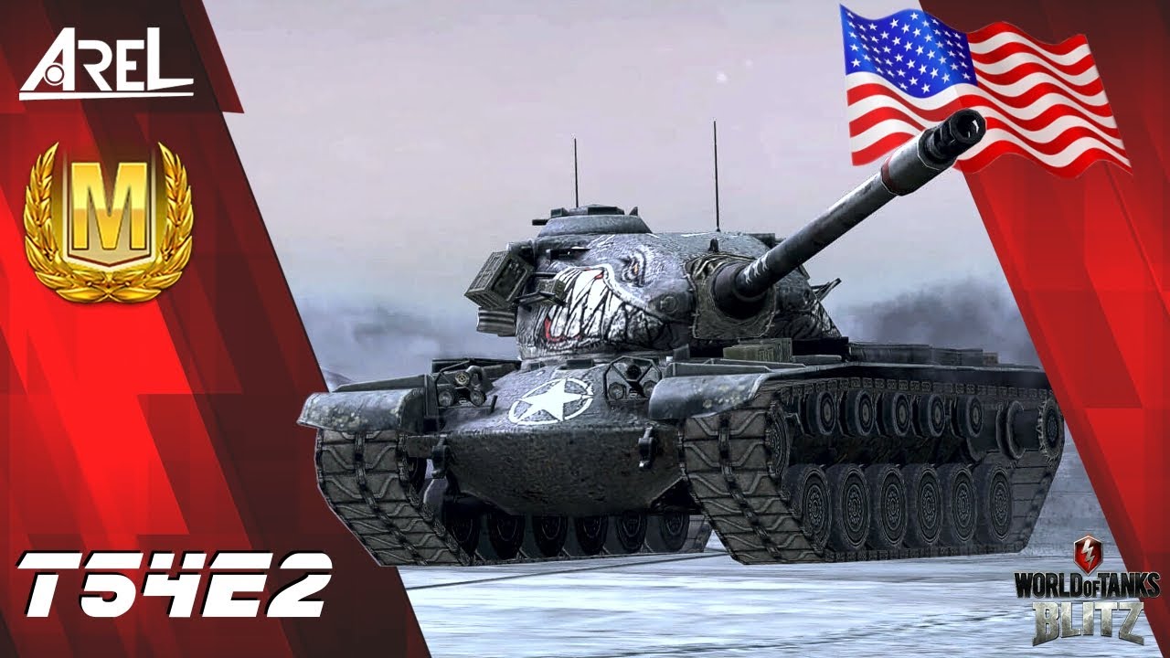 T54E2 WoT Blitz - first game first Ace - YouTube