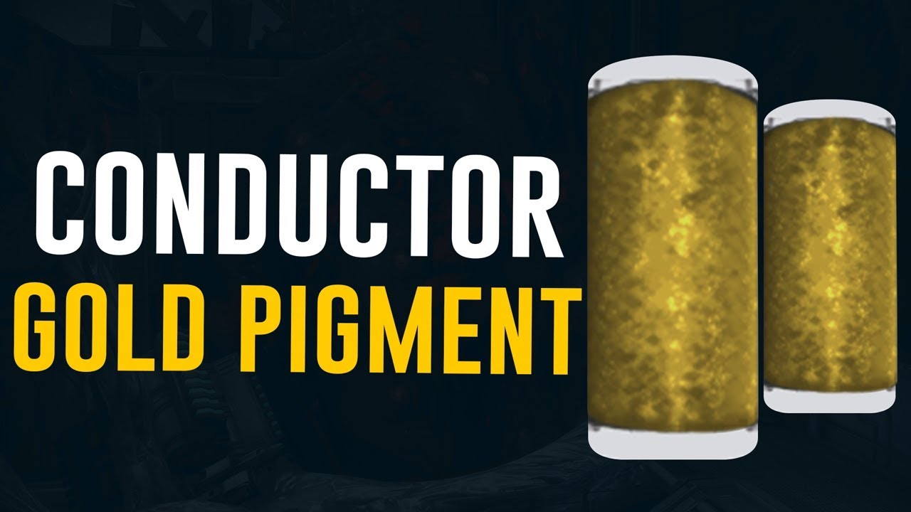 Conductor Gold Pigment Farm: Dojo Colors (Warframe) - YouTube